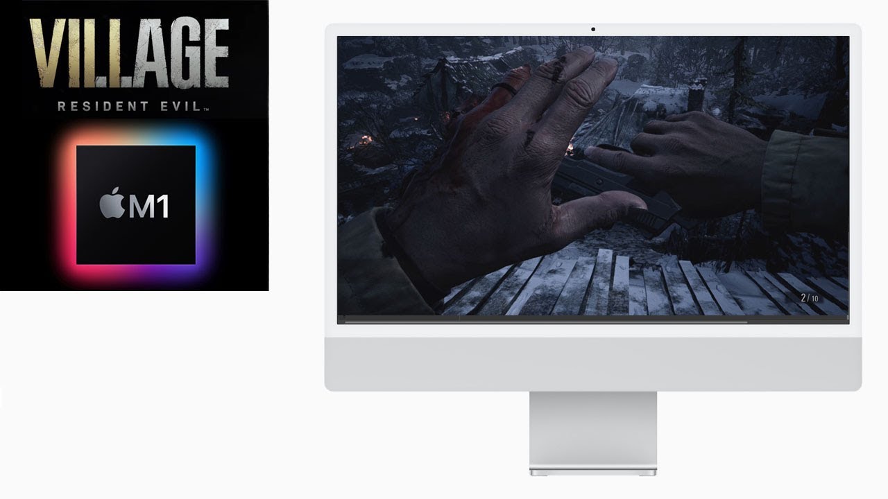 Resident Evil Village for Mac iMac M1 Base Model Gaming Test - YouTube