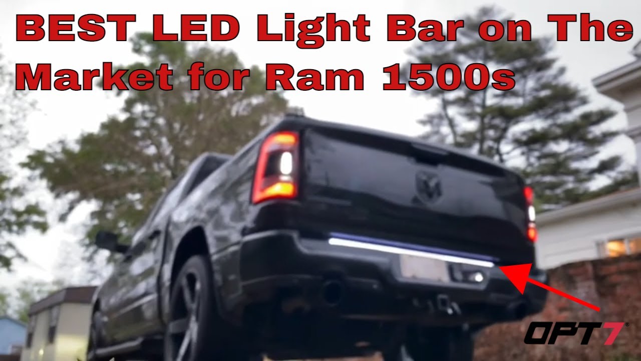 OPT 7 LED Light Bar on Ram 1500 - YouTube