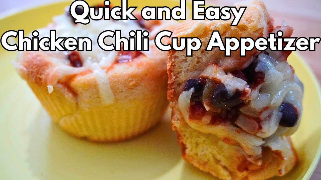 Easy Chicken Chili Cup Recipe for Quick and Tasty Party Food - YouTube