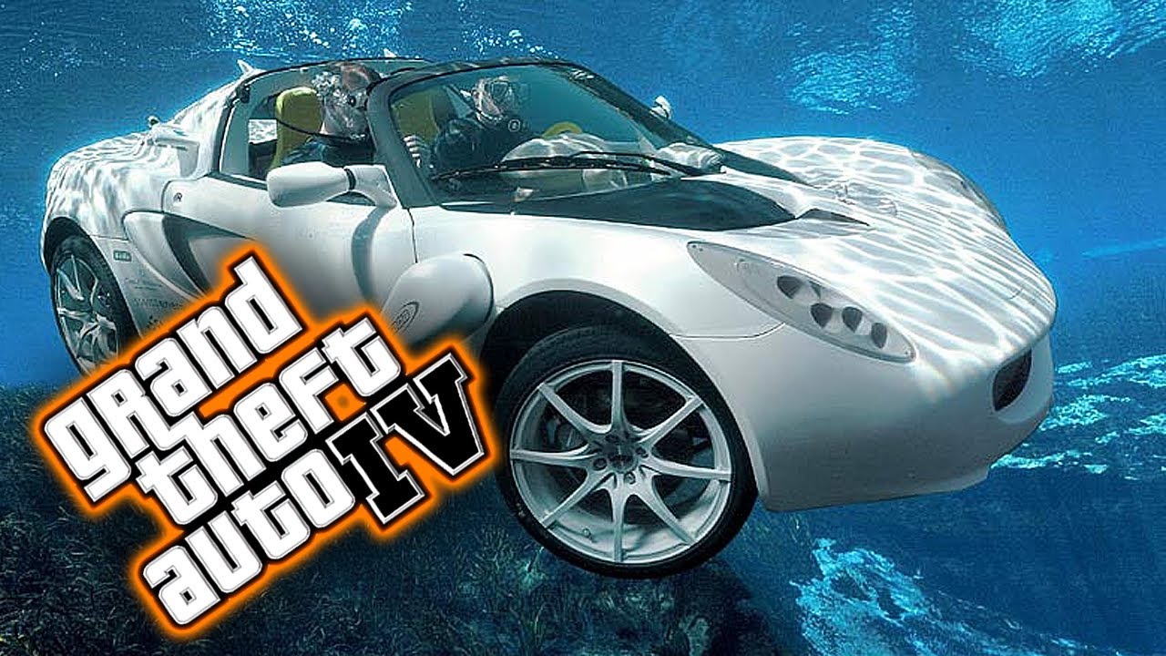 GTA IV : The Underwater Car - YouTube