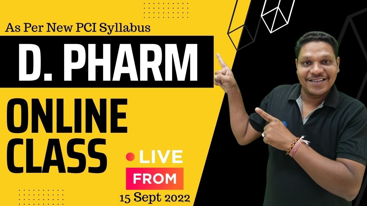 D Pharmacy Online Classes | Full Course | D Pharmacy 1st Year and 2nd ...