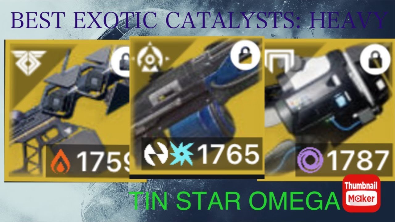 The BEST Exotic Catalysts For The Heavy Slot! Destiny 2 - YouTube