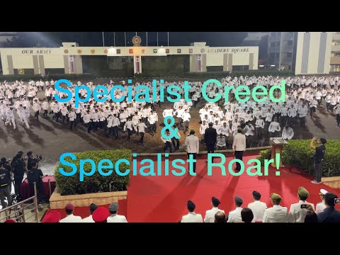Specialist Creed & Roar -Specialist Cadet Graduation Parade - Pasir ...