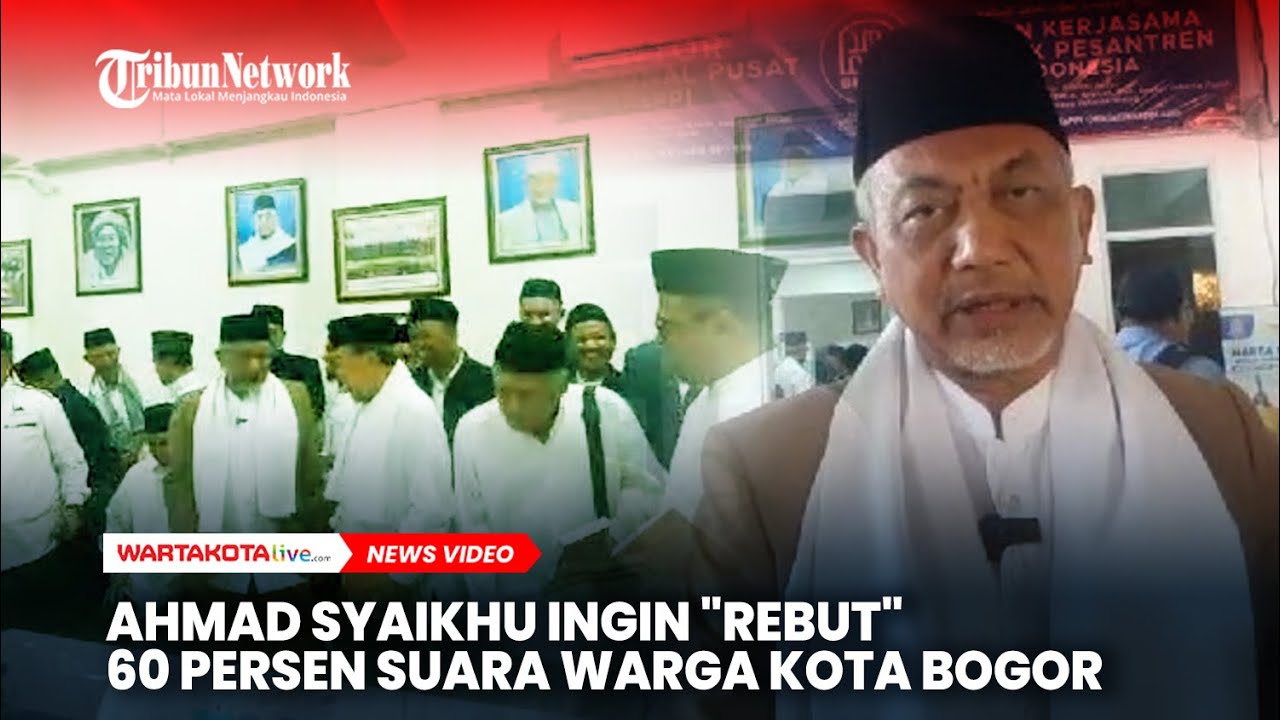 Ahmad Syaikhu Ingin "Rebut" 60 Persen Suara Warga Kota Bogor - YouTube
