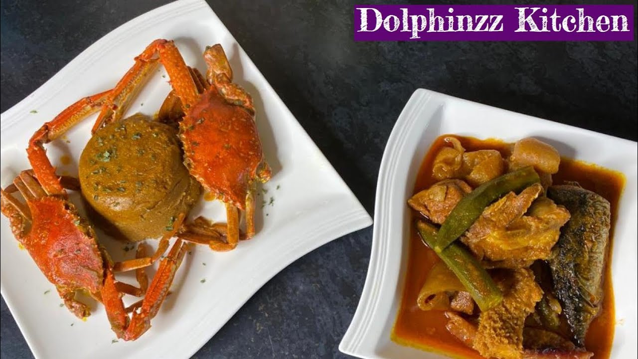 APAPRANSA WITH PALM NUT SOUP || DOLPHINZZ KITCHEN - YouTube