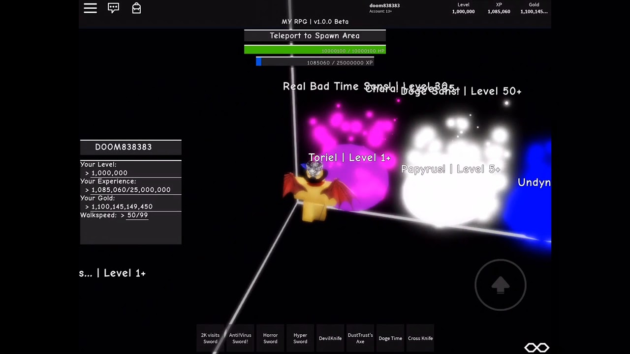 Universe Au RPG|all bosses in undertale (and secret area)(also evils ...