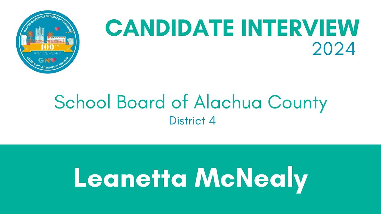 Candidate Interviews - 2024 Primary, SBAC Candidate: Leanetta McNealy ...