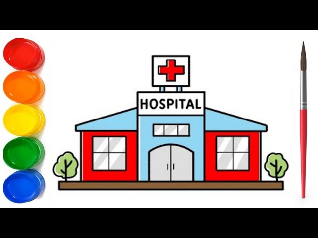 Hospital Drawing For Kids