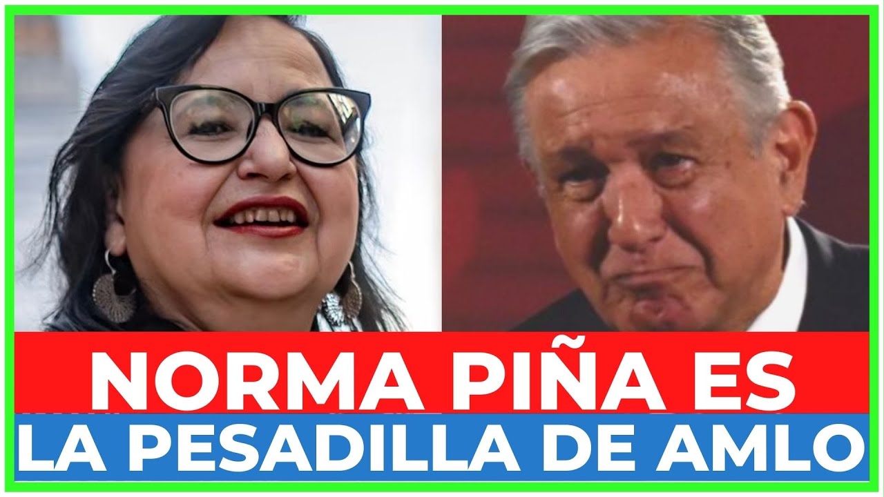 NORMA PIÑA tiene ENLOQUECIDO a AMLO porque FRENÓ el PLAN B, y a REFORMA ...
