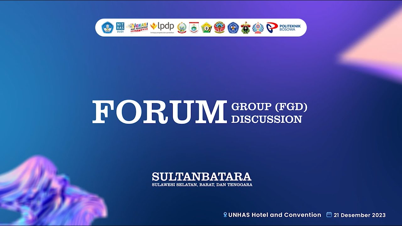 Highlight FGD SULTANBATARA - Sulsel Session - YouTube