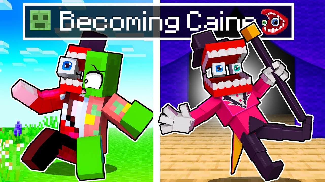 Becoming CAINE in Minecraft! - YouTube