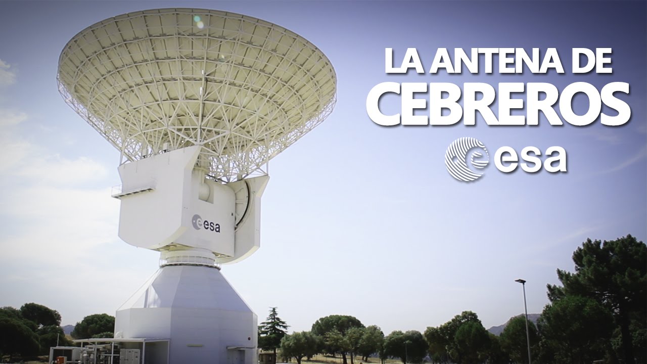 La antena de la ESA en Cebreros // ESA antenna in Cebreros (Spain ...