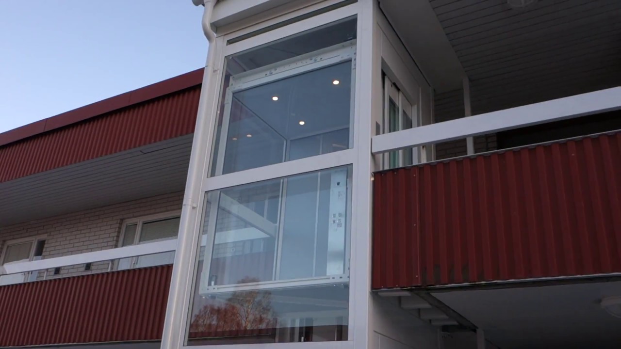 2016 DomusLift / IGV Holeless Hydraulic Elevator @ Svarvarvägen 30 ...