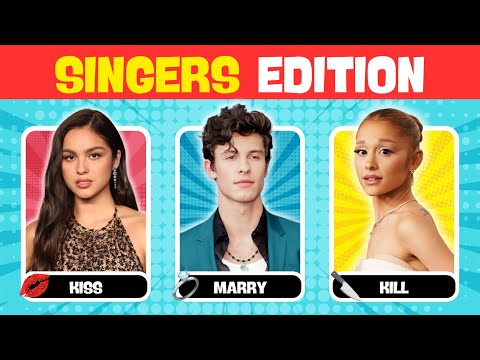 KISS, MARRY, KILL💋 - SINGERS EDITION 2026 | We Quiz!