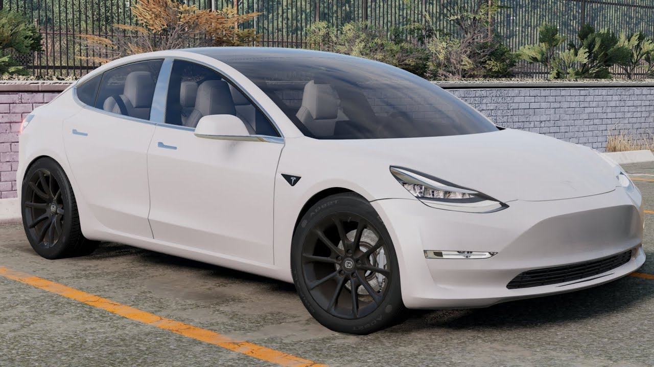 Tesla Model 3 (2017) in BeamNG #522 - YouTube