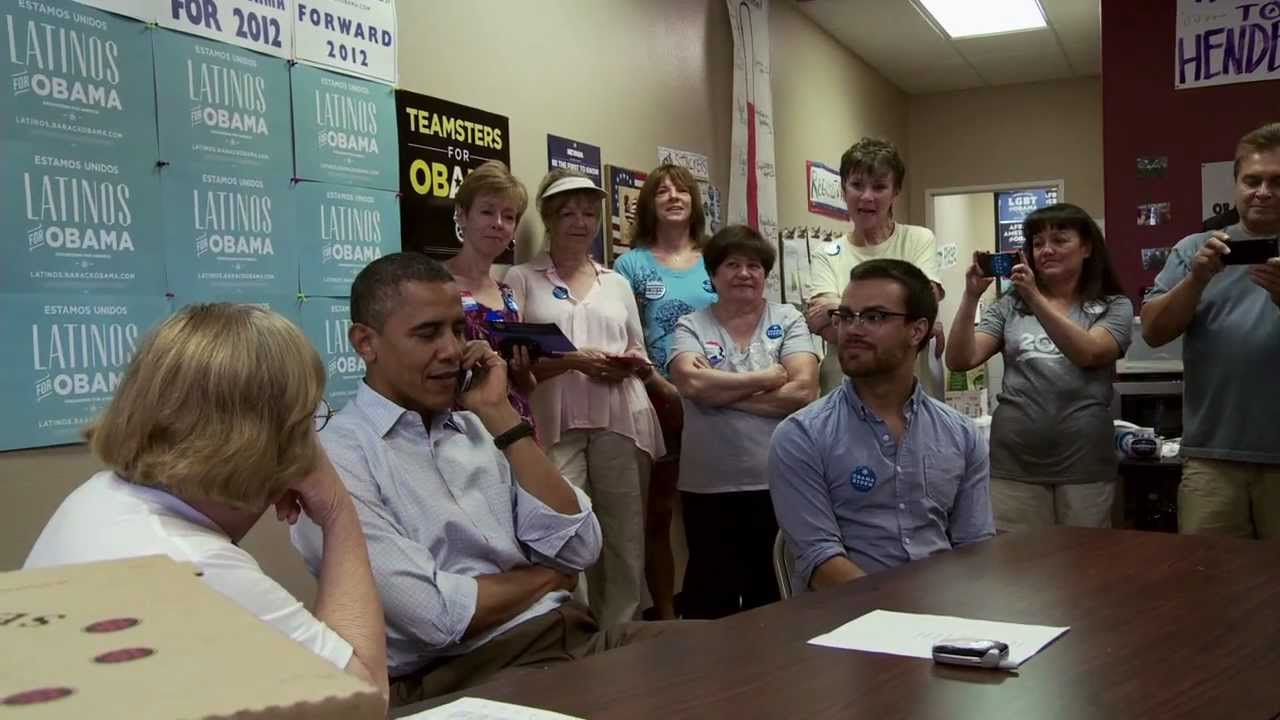 President Obama Visits the OFA Henderson, Nevada Office - YouTube