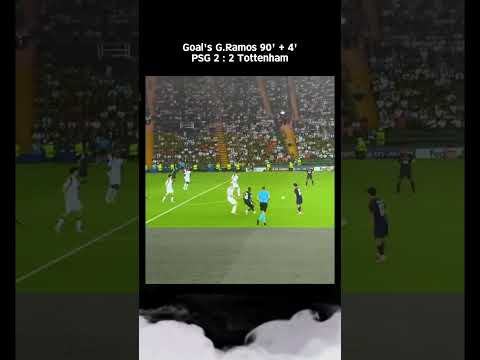 Goal G.Ramos 90'+4' againts Tottenham Hotspur UEFA Super Cup