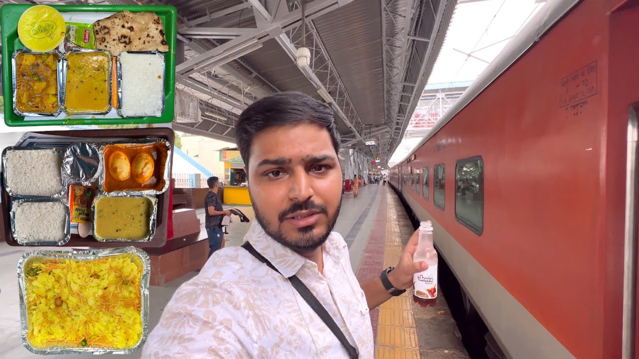 Navjeevan express train Journey in 3rd AC *Ab Pantry food ke saath Bill ...