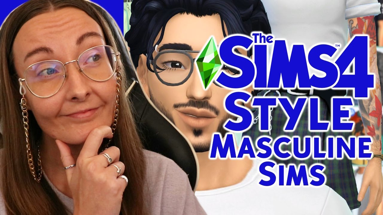 How to style male sims in The Sims 4 - YouTube
