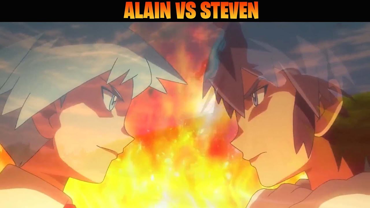 Alain vs Steven - Mega Evolution Special Part 2 (English Sub) - YouTube