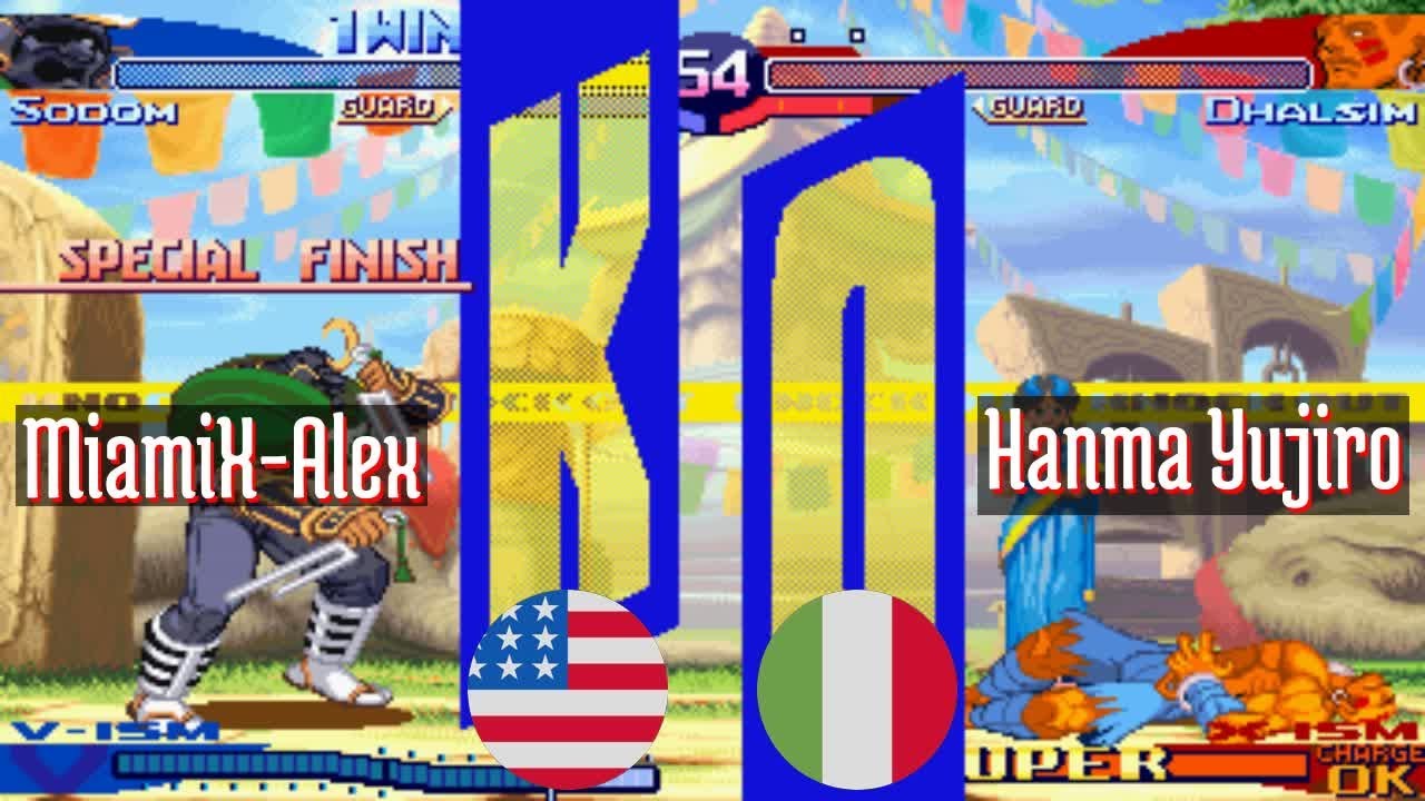 FT5 @sfa3: MiamiX-Alex (US) vs Hanma Yujiro (IT) [Street Fighter Alpha ...