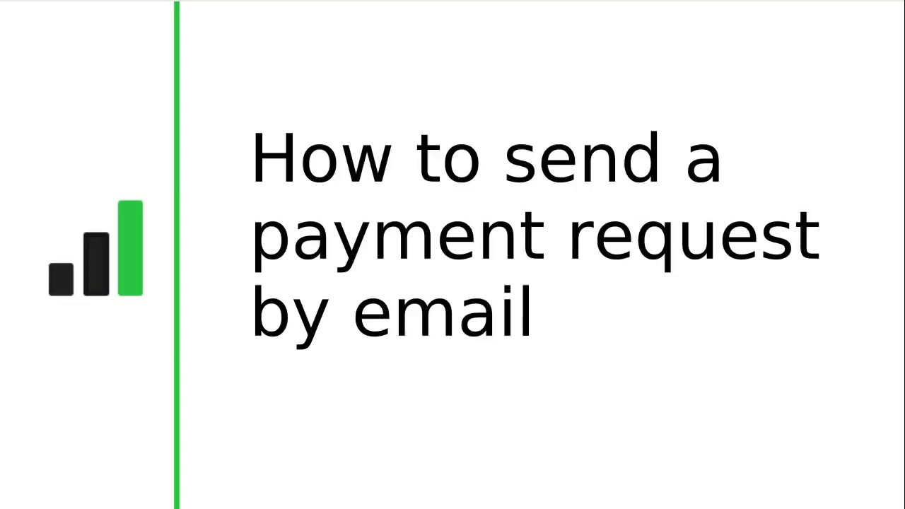 How to send a payment request by email - YouTube