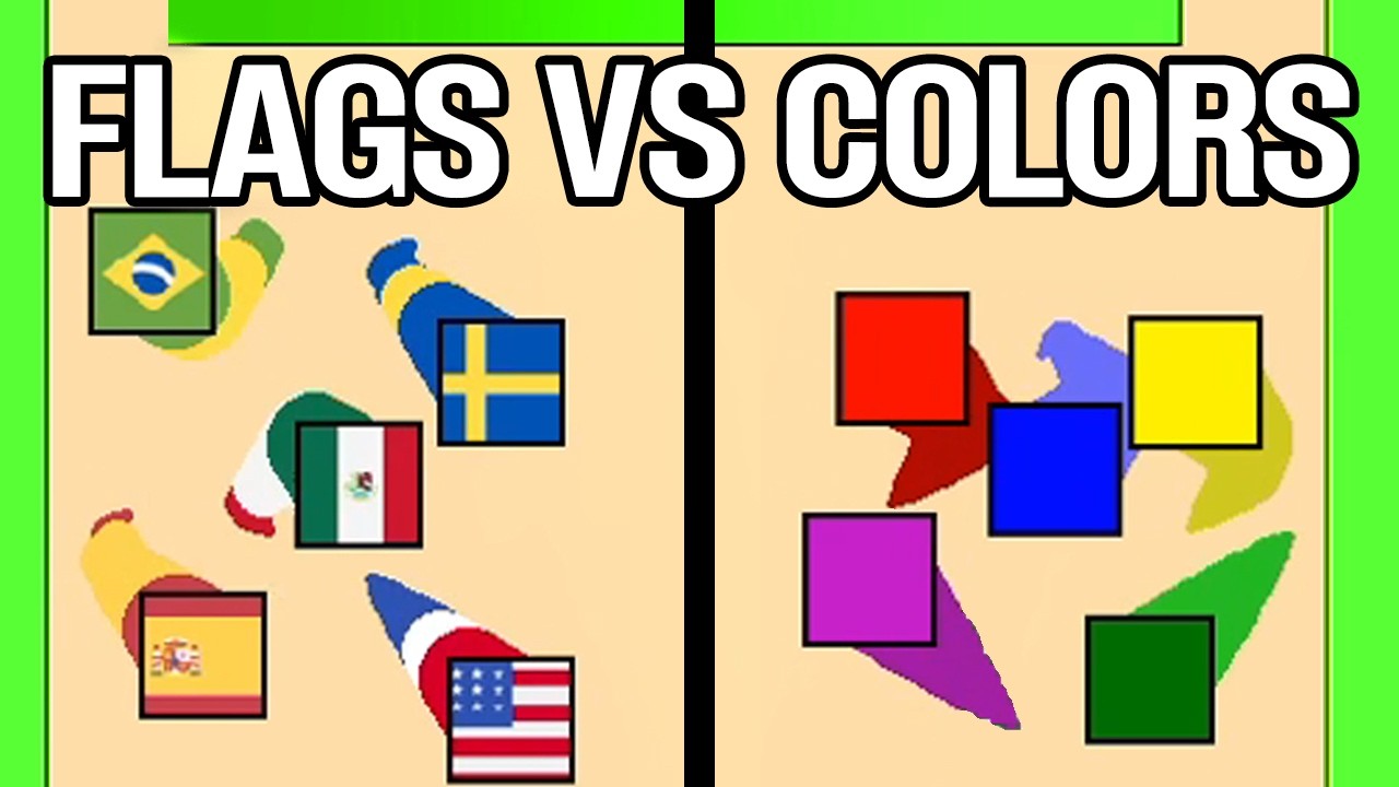 Square League - Flag Team VS Colors Team - YouTube