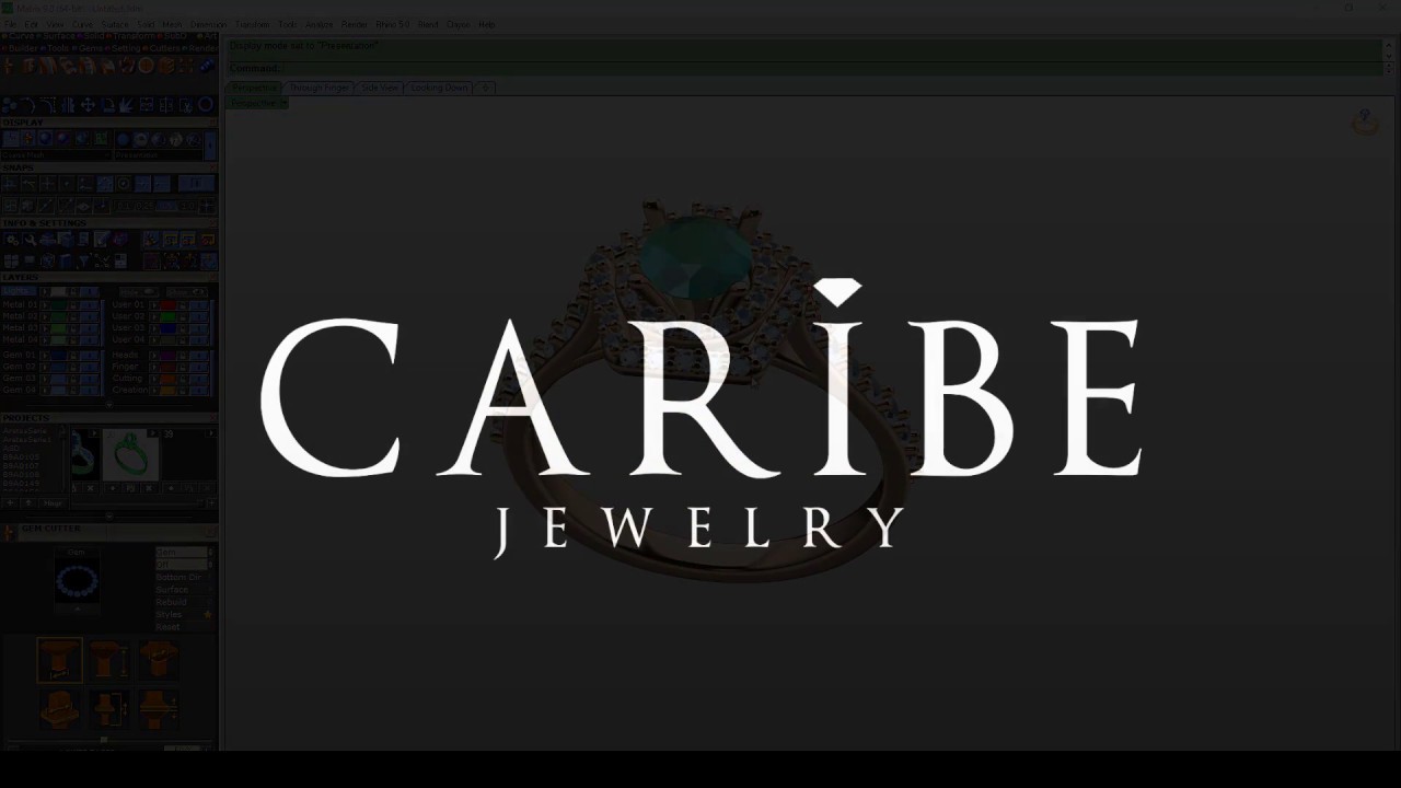 Double Halo Ring with Matrix 9 - YouTube