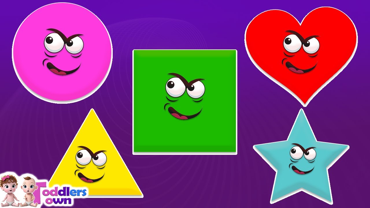 The Shapes Song | Nursery Rhymes | Shapes Nursery Rhymes With Lyrics ...