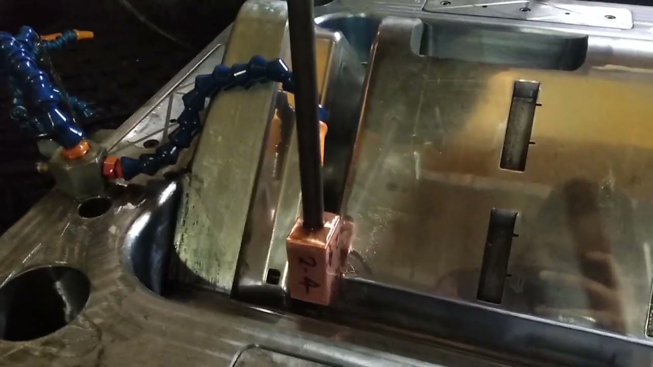 EDM Copper Electrode Machining - YouTube