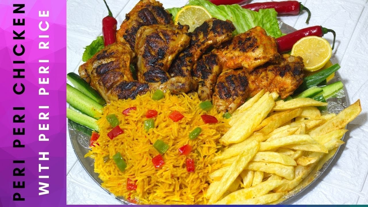 peri peri chicken || peri peri rice || peri peri sauce recipe by food ...