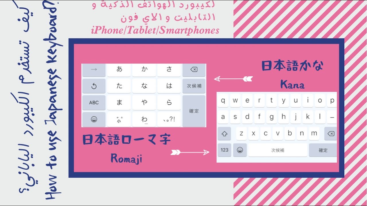 How to use Japanese Keyboard? - كيف تستخدم الكيبورد الياباني ؟ - YouTube