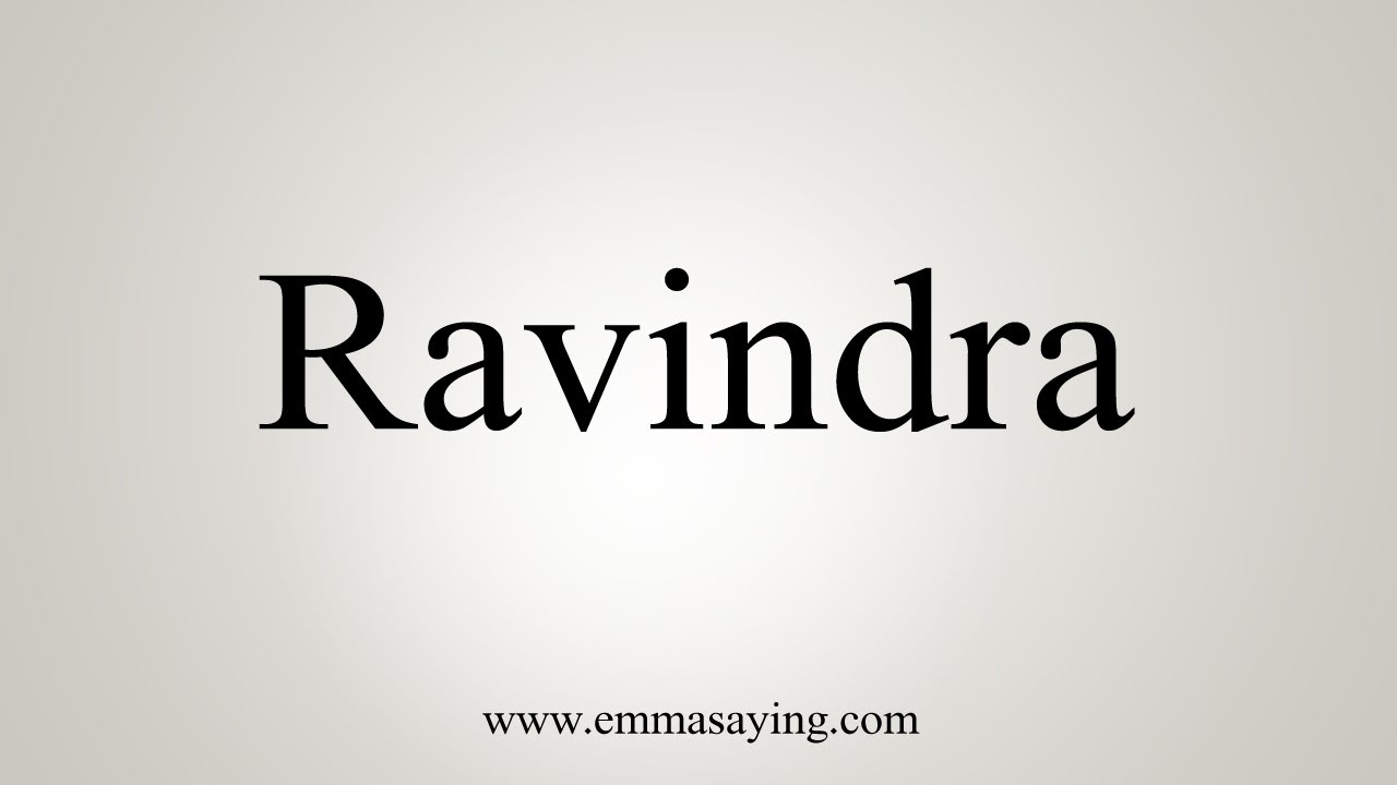 Ravindra Name Wallpaper