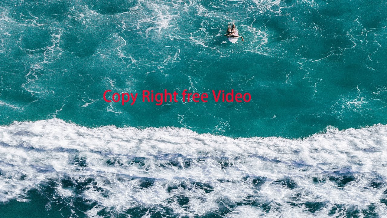 ocean waves no copyright video clips 1020 HD - YouTube