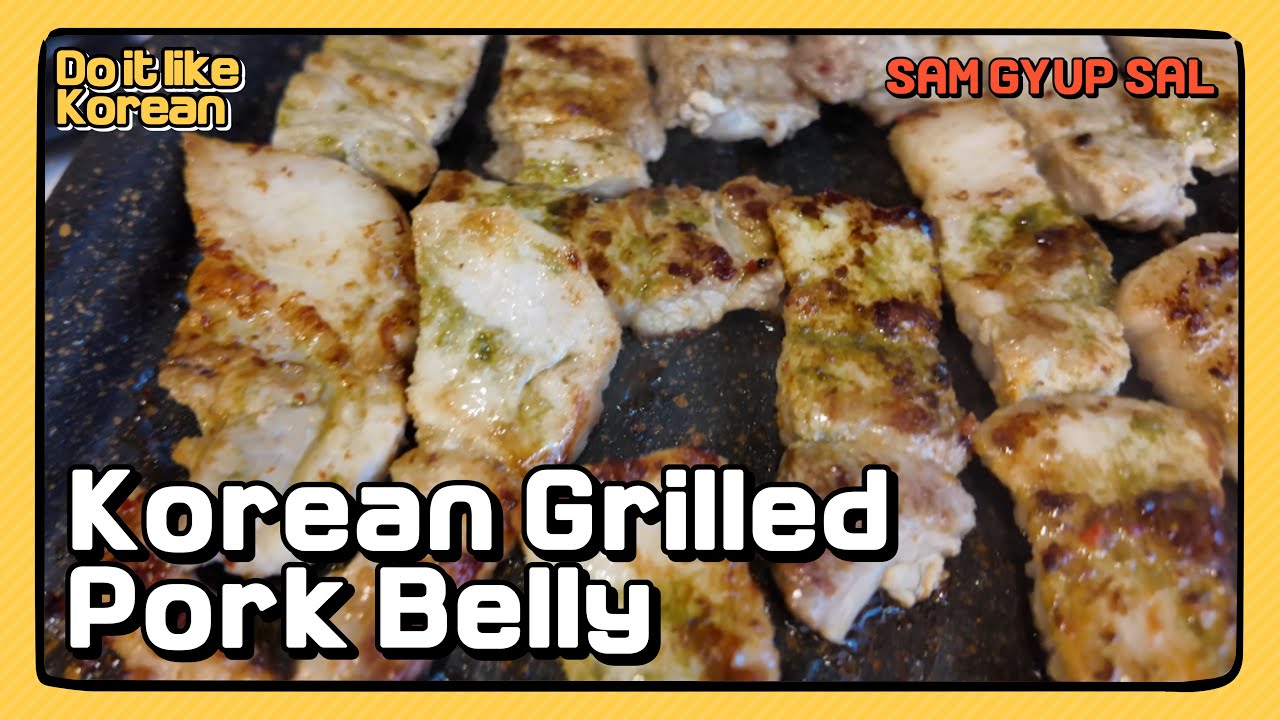 (4K) You must eat Korean Sam Gyup Sal #Eatlikekorean #Porkbelly - YouTube