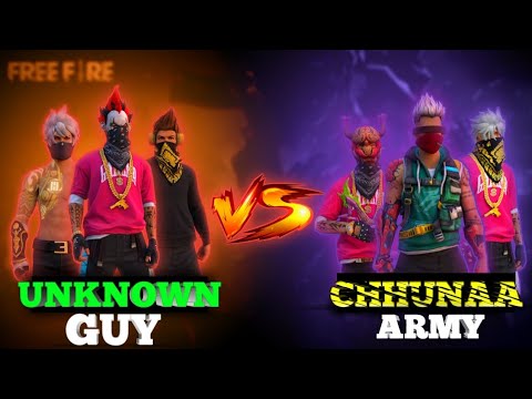 𝗨𝗡𝗞𝗡𝗢𝗪𝗡 𝗚𝗨𝗬 𝙑𝙎 𝗖𝗛𝗛𝗨𝗡𝗔𝗔 𝗔𝗥𝗠𝗬 🤯 𝟰𝘃𝘀𝟰 🥵 || 𝗕𝗘𝗦𝗧 𝗖𝗟𝗔𝗦𝗛 𝗦𝗤𝗨𝗔𝗗 𝗠𝗔𝗧𝗖𝗛 - 𝗚𝗔𝗥𝗘𝗡𝗔 𝗙𝗥𝗘𝗘 𝗙𝗜𝗥𝗘 - YouTube