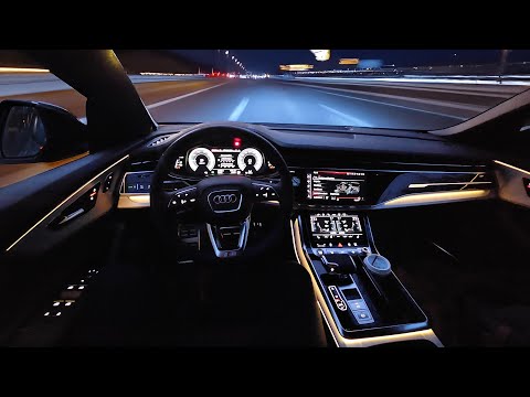 2025 Audi Q8 55 TFSI e Quattro | 394 PS | NIGHT POV DRIVE | ASMR | TOPSPEED