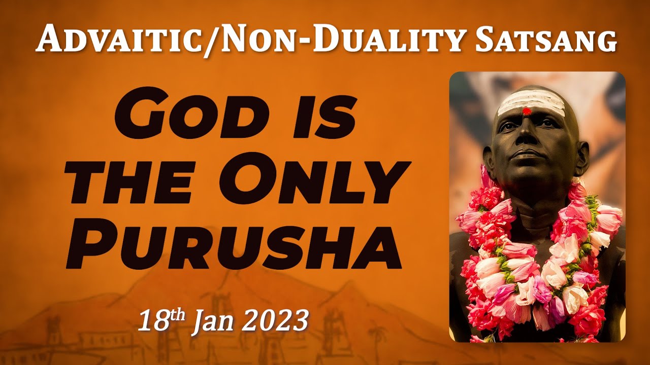 515. Bhagavan Ramana Satsang - God is the Only Purusha - YouTube