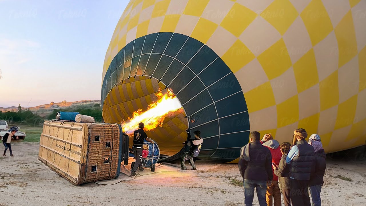 The Crazy Process of Flying Giant Hot Air Balloons - YouTube