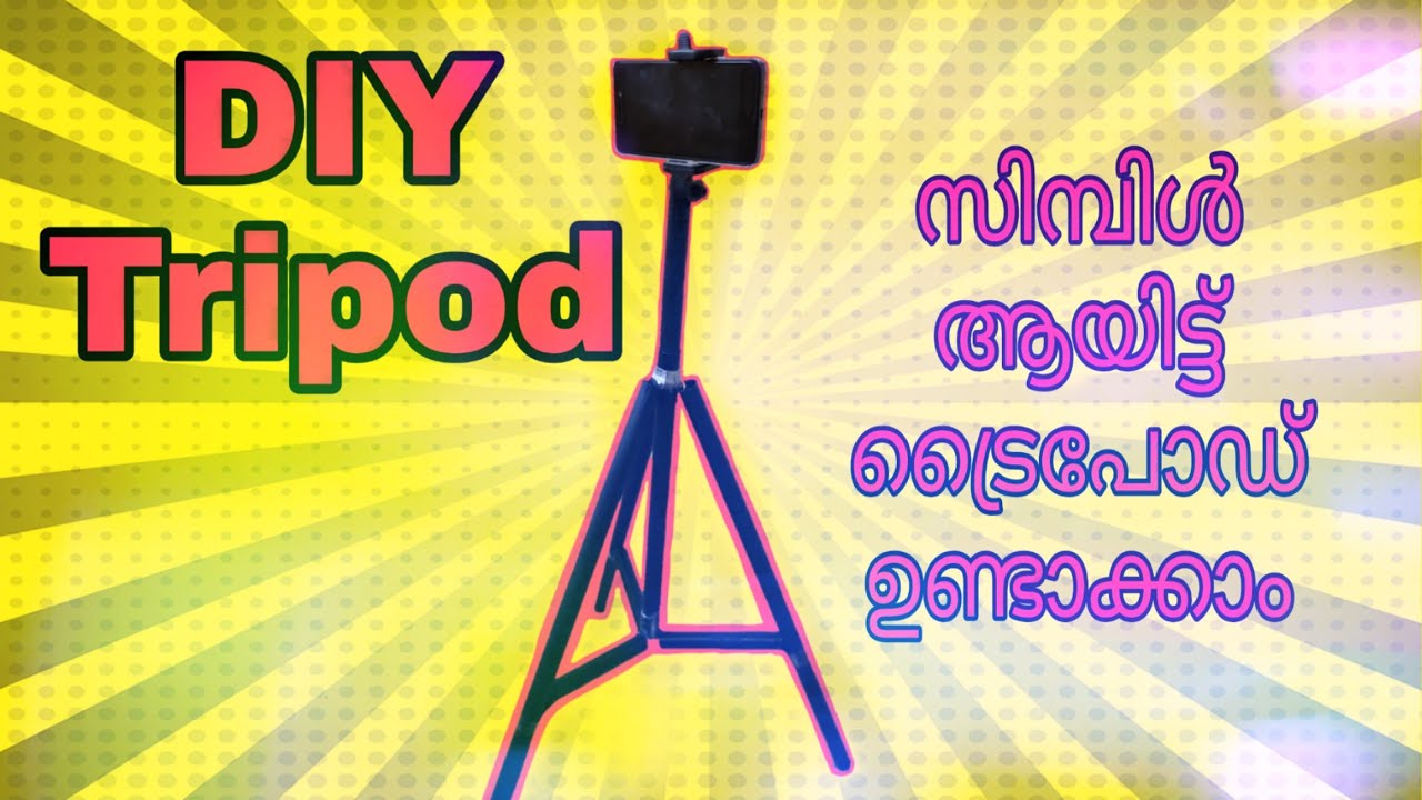 How to make tripod at home | diytripod | tech2craft - YouTube