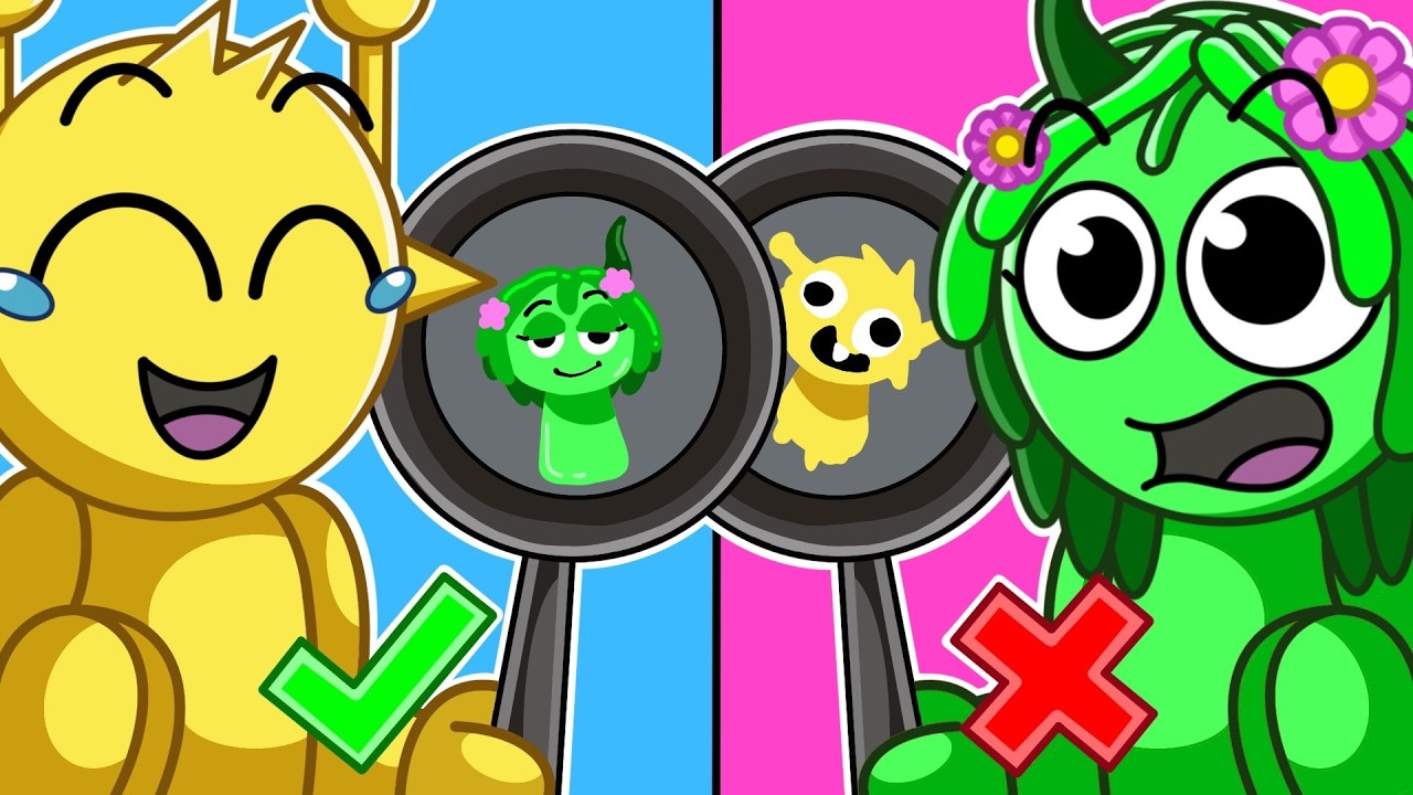 Most SATISFYING SPRUNKI PANCAKE Art! - YouTube