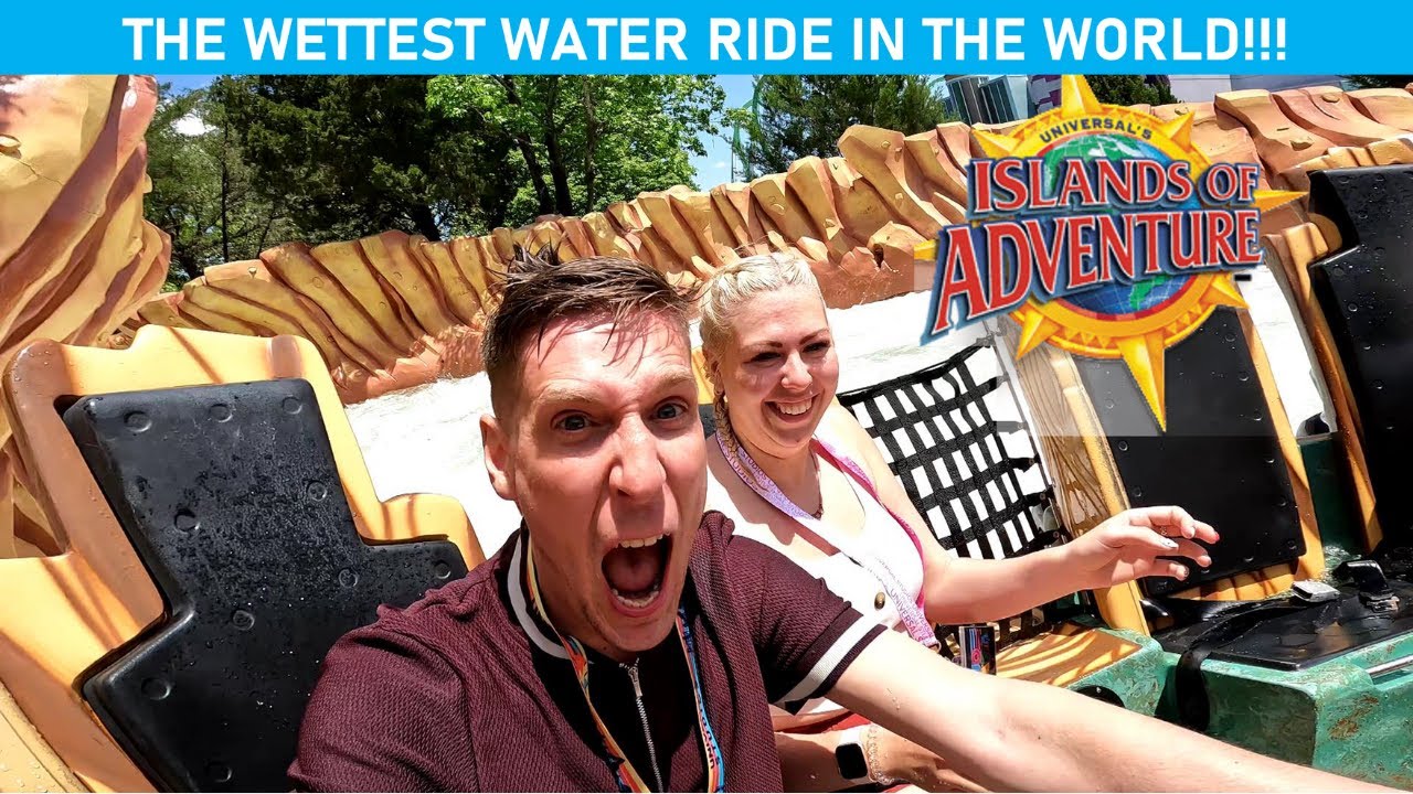 The Wettest Water Ride In The World!!! | Islands of Adventure | April ...