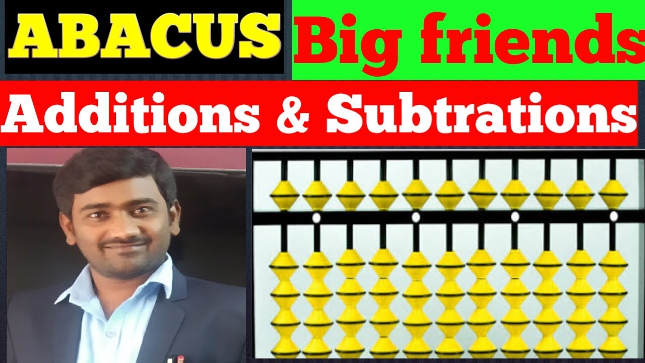 Abacus big friends additions and subtractions in తెలుగు - YouTube