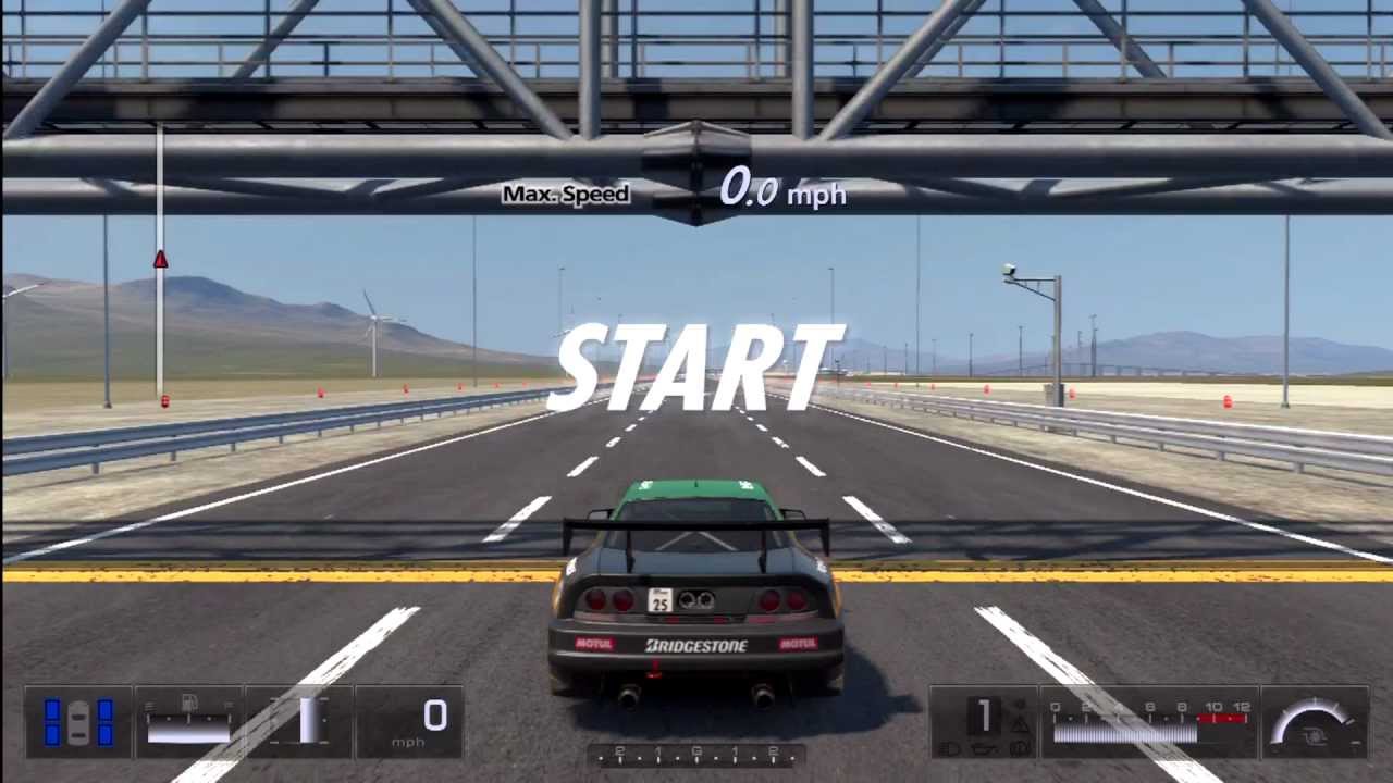 GT5 Nissan GT-R R33 TC Top Speed Run - Route X - YouTube