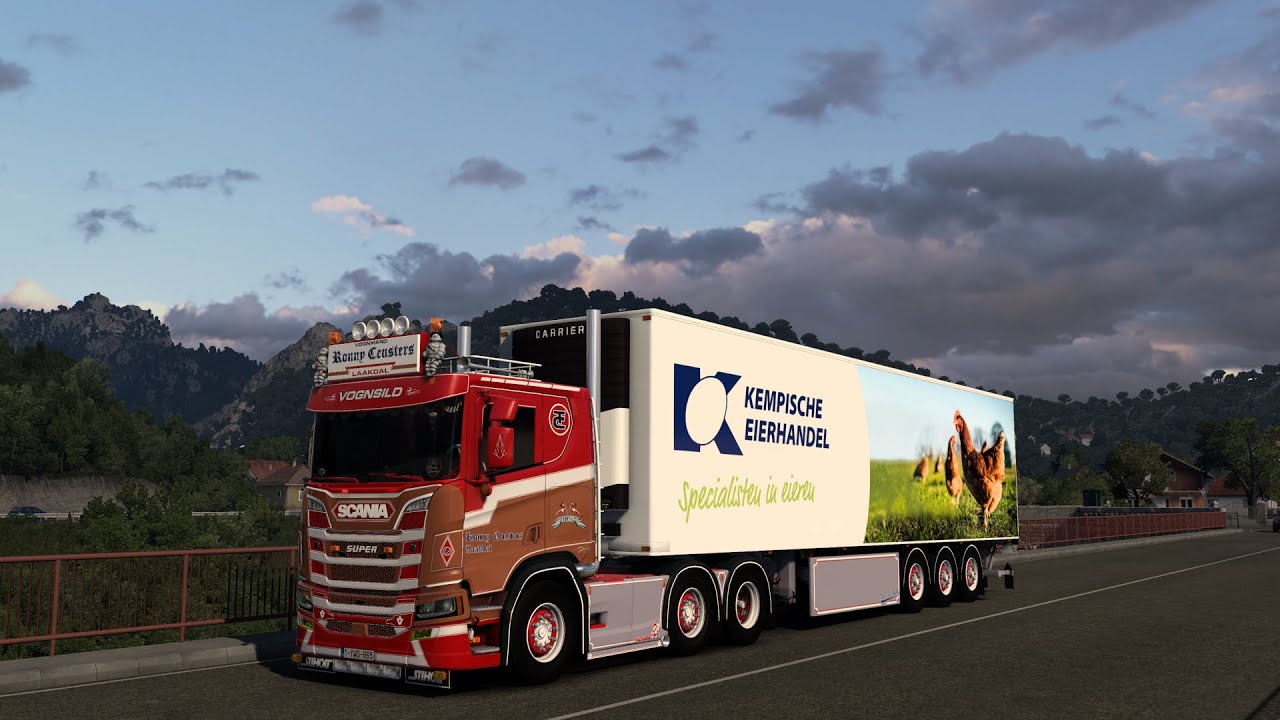 [ETS2] Scania R Flat Roof Ronny Ceusters+ VeDeCar Kempische Eierhandel ...