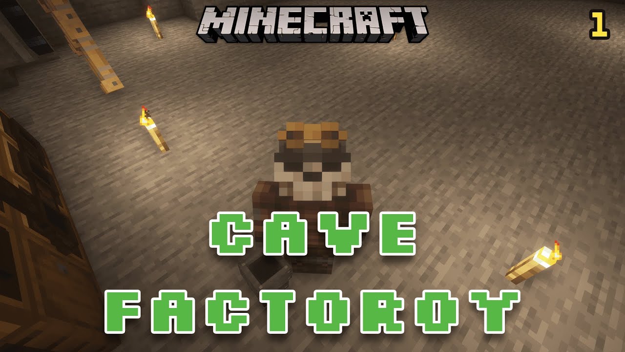 Minecraft - Cave Factory - 1- Creating with Create - YouTube