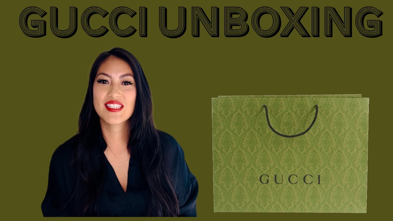 GUCCI UNBOXING - YouTube