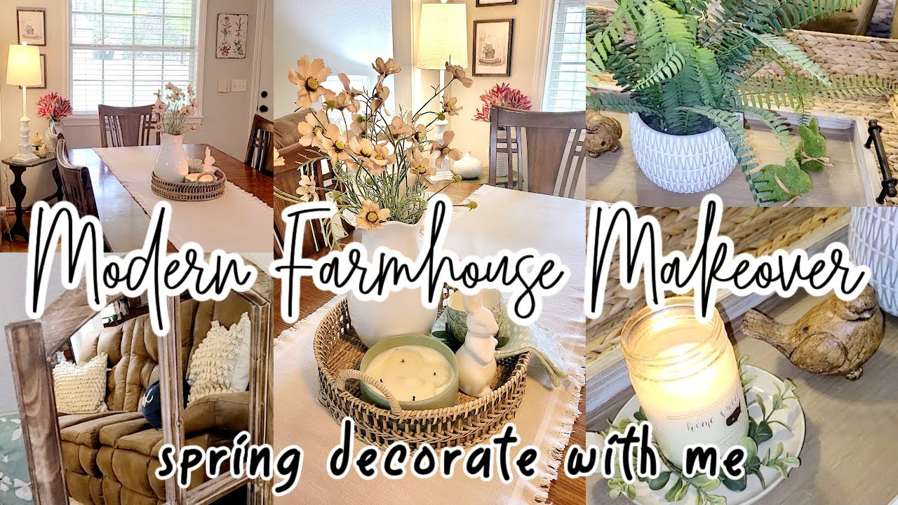 *NEW* MODERN FARMHOUSE MAKEOVER 2023 / SPRING DECORATE WITH ME ...