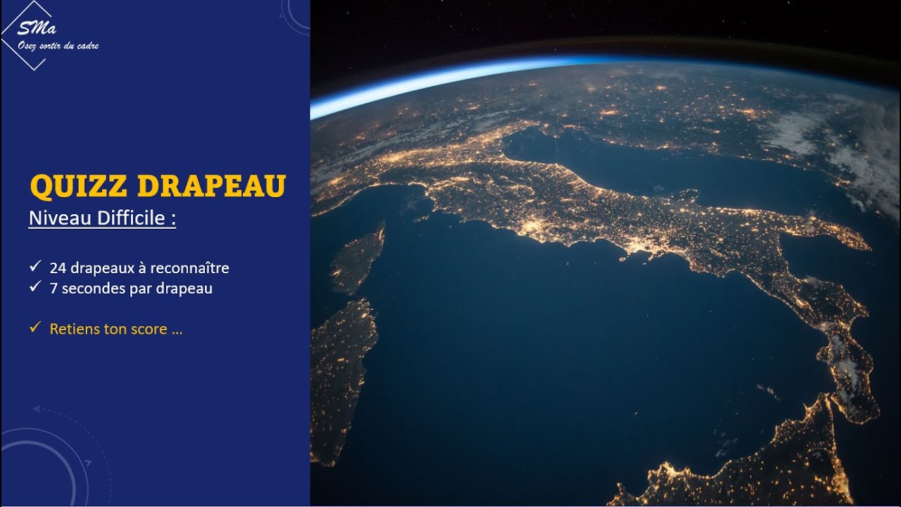 QUIZZ DRAPEAU Niveau difficile 24 pays - Flag Quiz Game Hard Level ...