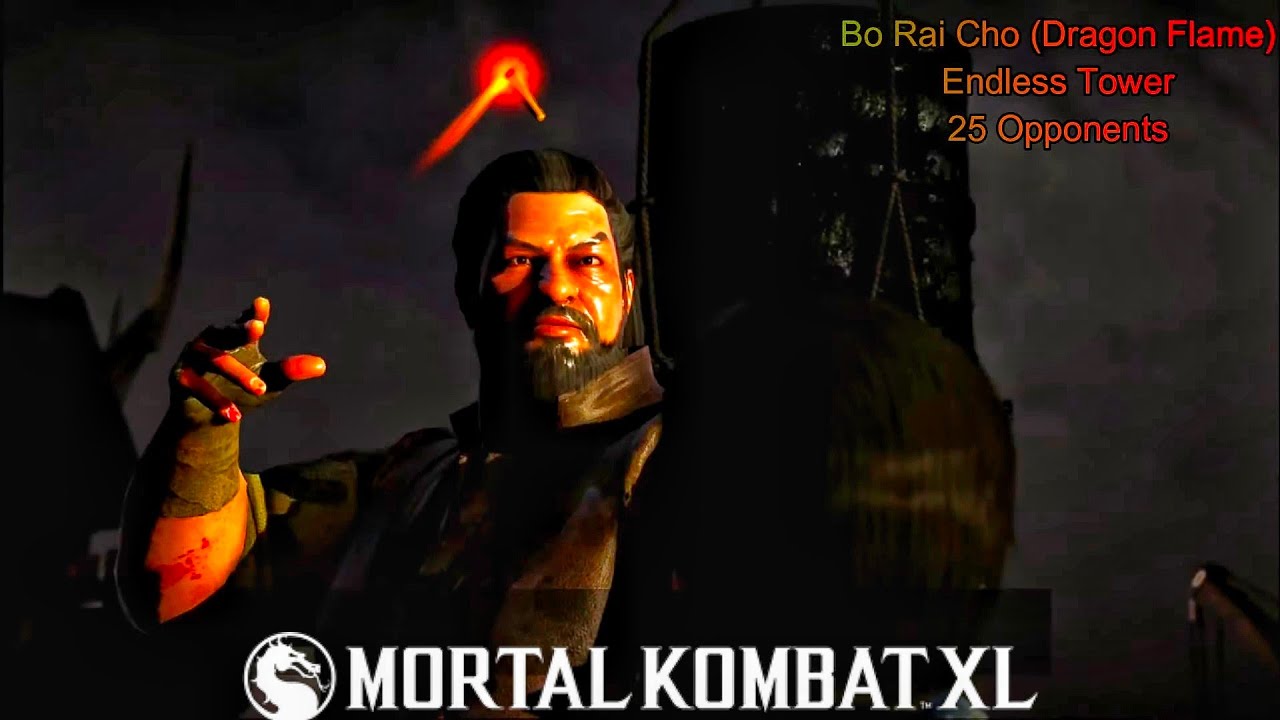 Mortal Kombat XL - Bo Rai Cho (Dragon Flame) Endless Tower - YouTube